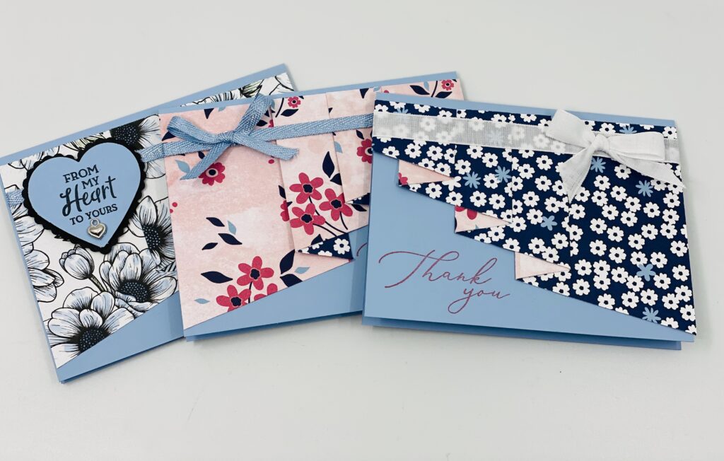 DRAPERY FOLD THANK YOU CARDS BLOG HOP - Crafts-a-Latte